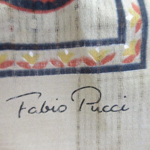 Fabio Pucci | Accessories | Fabio Pucci Rectangle Scarf Brown Black ...
